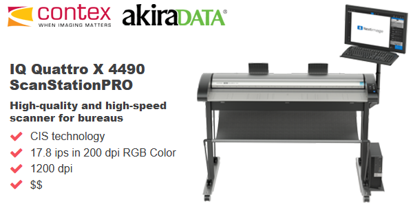 jual scanner IQ Quattro X 4490 ScanStationPRO | scanner contex